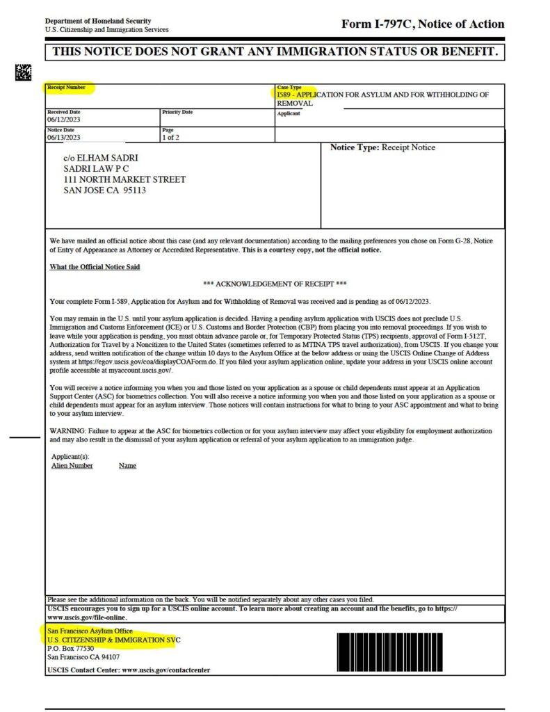 Check Case Status on the USCIS Website - Sadri Law, PC